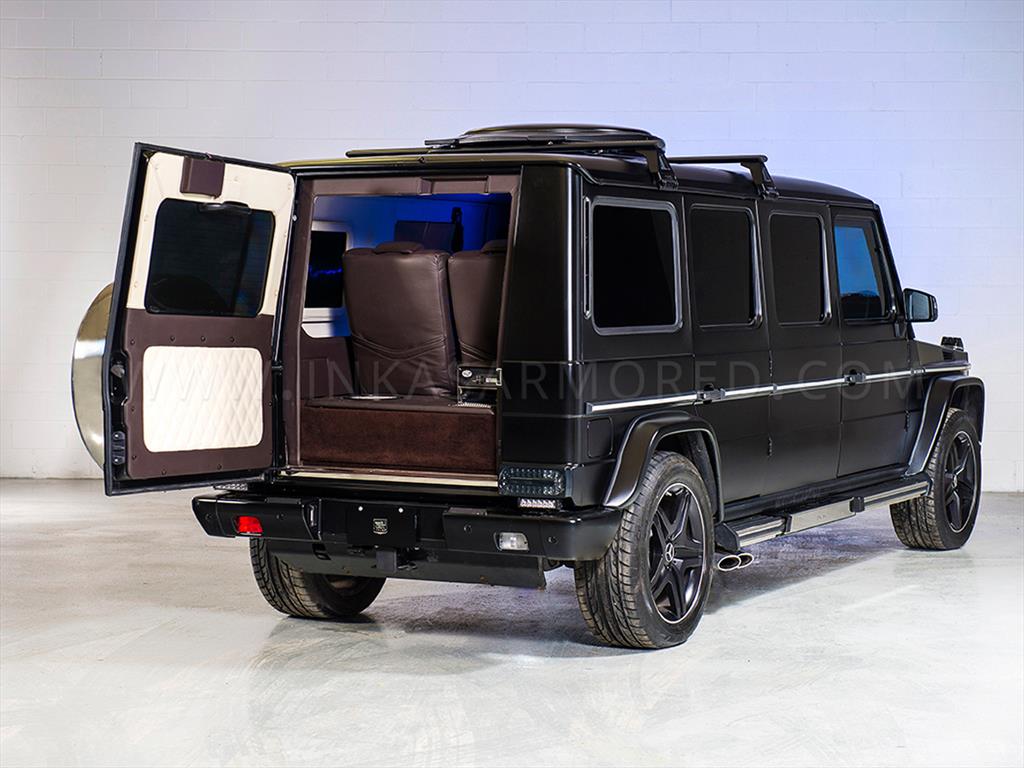 Mercedes-Benz G63 AMG limusina blindada - Autocosmos.com