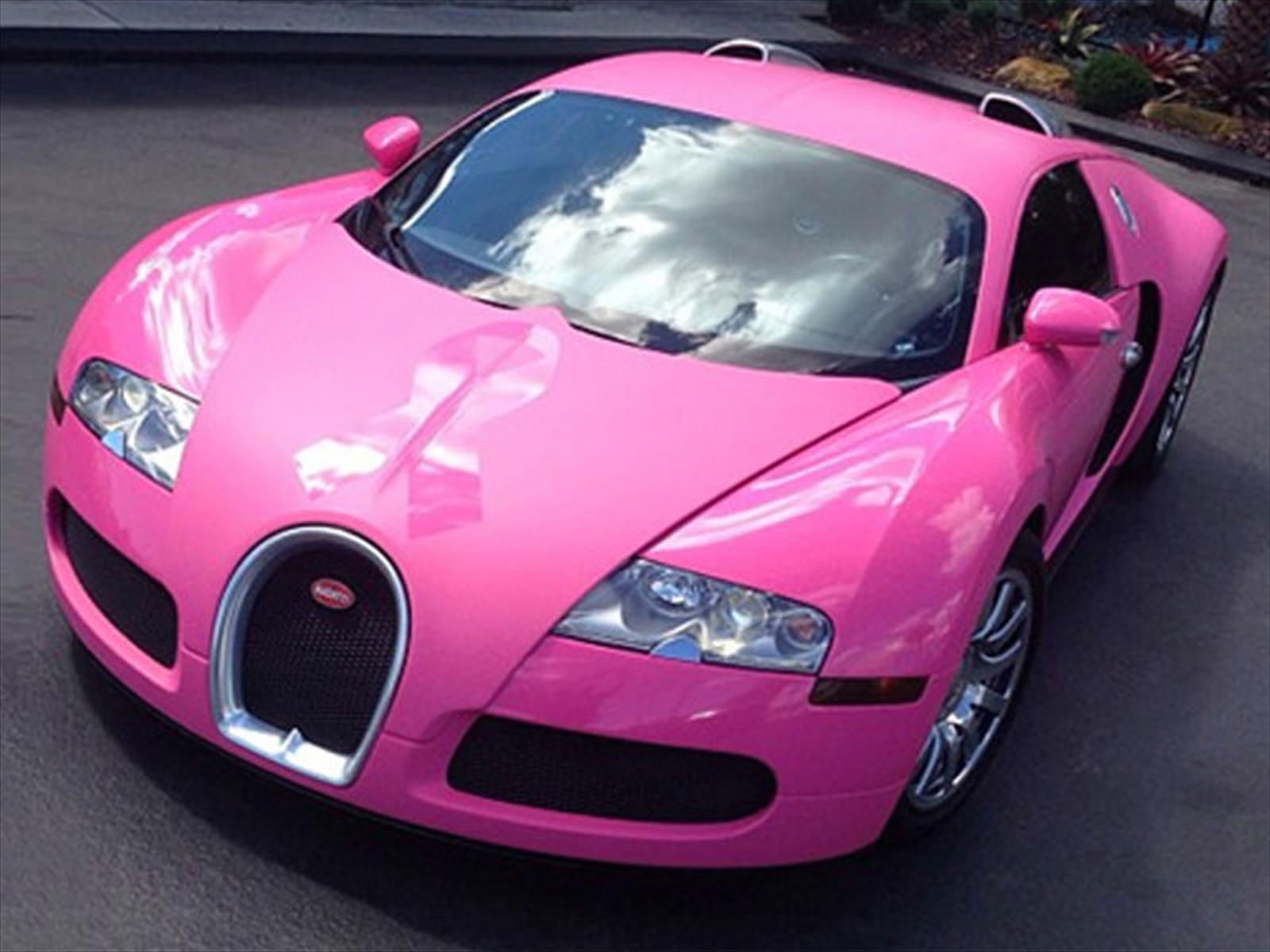 El rapero Flo Rida pinta su Bugatti Veyron de rosa - Autocosmos.com