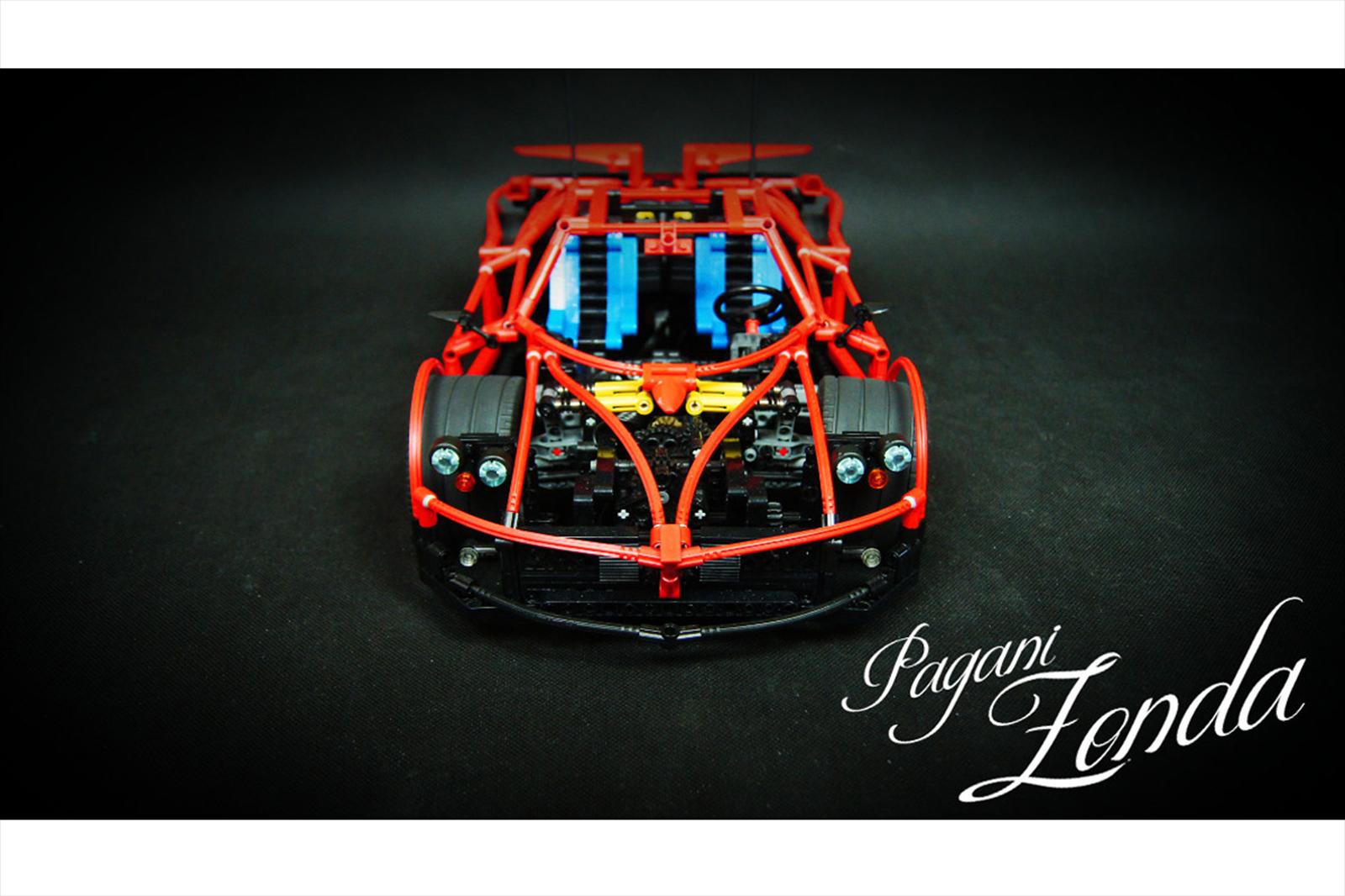 Pagani Zonda construido con piezas de LEGO - Autocosmos.com