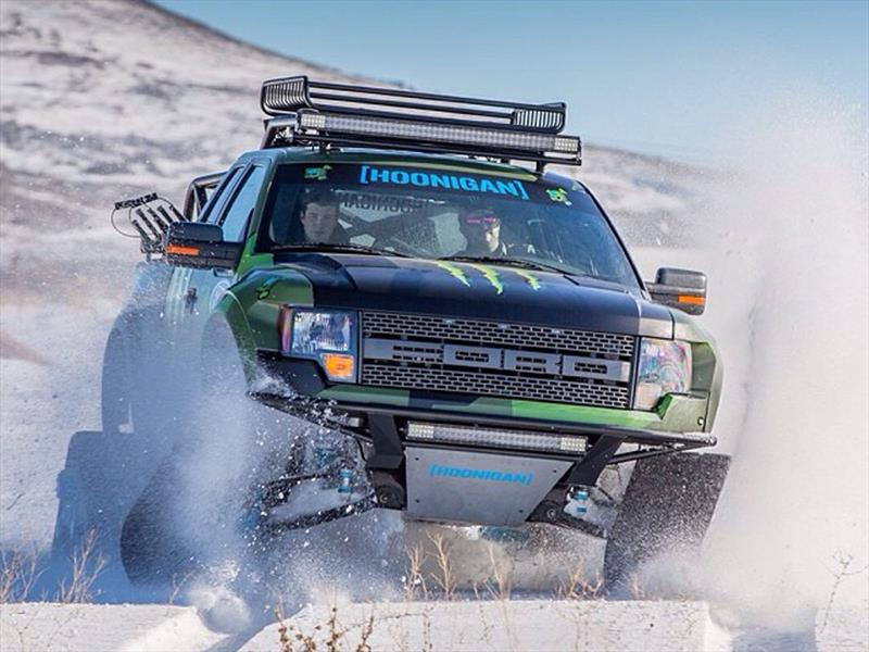 Ford F-150 SVT Raptor Trax, para la nieve y preparada por Ken Block