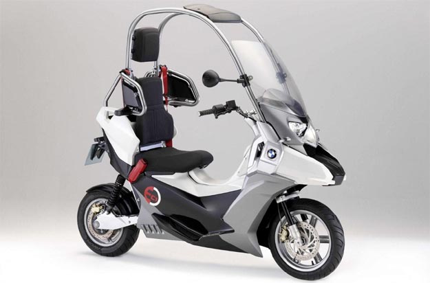 Motos - BMW C1-E el regreso del scooter con techo de la marca ...