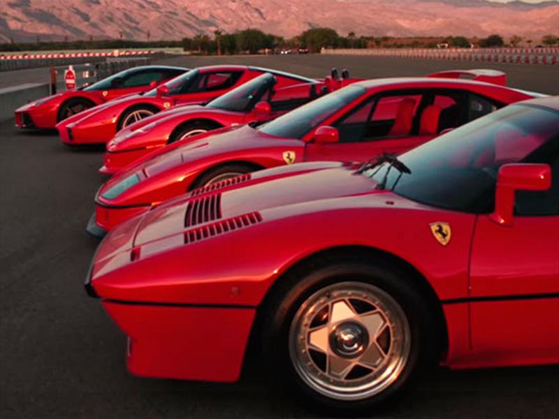 Video: los cinco Ferrari más impactantes de la historia se enfrentan en ...