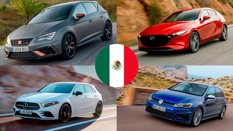 Todos los hatchbacks compactos que se venden en México